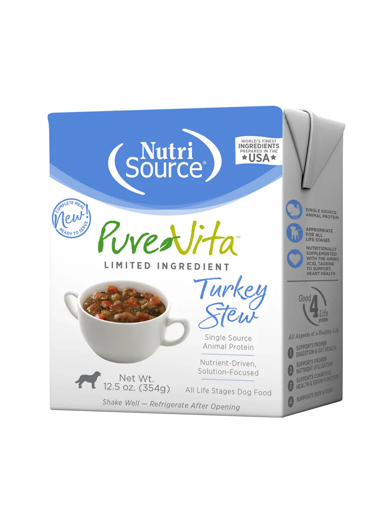 NutriSource® PureVita™ Turkey Dog Stew TetraPaks Wet Dog Food - Cincinnati, OH - Harrison, OH ...